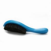 China Customized Logo Wood Boar Bristle Brush Abeis Professional Brush for 360 Curved Waves for sale