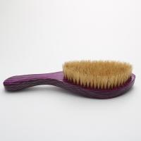 China Natural Beech Wooden Premium Wave Brush With Boar Bristle / Nylon for sale