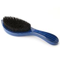 China Men'S Beech Wooden 360 Wave Brush Long Handle Beard Hair Brush With Boar Bristle for sale