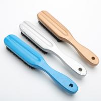 China Abeis Men 360 Wave Brush Bright PU Custom Color Bristle Shape with Wooden Handle for sale