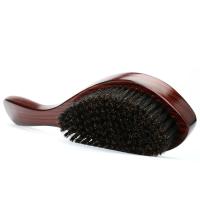 China Beach Wood Handle Men's Beard Brush 360 Curved Wave Brush for a Sleek and Defined Look for sale