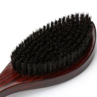 China Beach Wood Handle Men's Beard Brush 360 Curved Wave Brush for a Sleek and Defined Look for sale