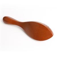 China Wood Boar Bristle 360 Curved Custom Logo Medium Hard Wave Brush For Men Abeis Supply for sale