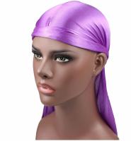 China 360 Waves Silk Durag Headcover Custom Logo Velvet Wave Cap for sale