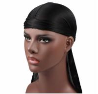 China 360 Waves Silk Durag Headcover Custom Logo Velvet Wave Cap for sale