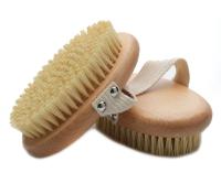 China Vegan Sisal Body Dry Brush Boar Bristle Bath Brush Skin Exfoliation for sale