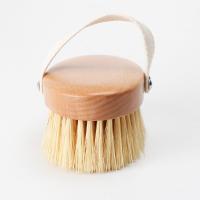 China Abeis Long Sisal Dry Brushing Hand Massage Brush For Exfoliation for sale