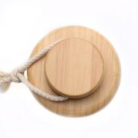 China Natural Bamboo Body Dry Exfoliating Brush White Horse Boar Bristle Shower Brush for sale