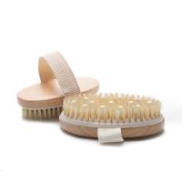 China Customization Dry Bath Brush Natural Holmwood Hand Body Care Brush for sale