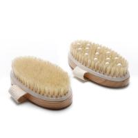 China Customization Dry Bath Brush Natural Holmwood Hand Body Care Brush for sale
