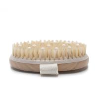 China Customization Dry Bath Brush Natural Holmwood Hand Body Care Brush for sale