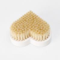 China Customizable Bath Shower Brush Heart Shaped Dry Skin Exfoliating Massaging for sale