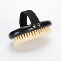 China Black Dry Skin Body Bath Shower Brush Customized Color For Cellulite Detoxifier for sale