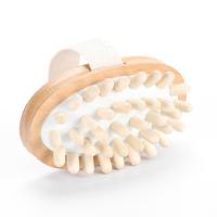 China Body Cleansing Boar Bristle Bath Brush For Dry Skin Massage And Shower Scrubbing for sale