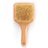 China Lightweight Bath Body Brush Vegan Sisal Long Handled Shower Brush for sale