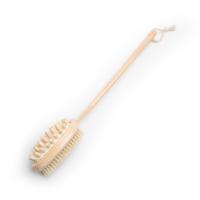 China Beech Wood Sisal Bristles Exfoliating Dry Brush For Dry Skin Cleansing for sale
