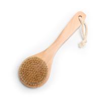 China Beech Wood Sisal Bristles Exfoliating Dry Brush For Dry Skin Cleansing for sale