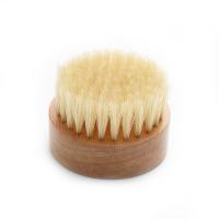 China Natural Hard Boar Bristle Wood Beard Brush Set for Men's Hair Grooming Kit for sale