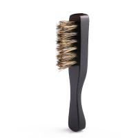 China Beach Wood 360 Wave Beard Brush And Comb Kit Anti Static Customized Grooming Needs for sale