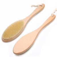 China Natural Sisal Exfoliating Dry Brush Plant Cactus Wooden Massage Body Brush for sale
