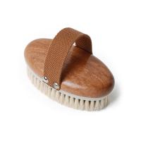 China Dark Wood Handle Dry Bruhsing for Body Skin for sale