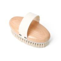 China Dark Wood Handle Dry Bruhsing for Body Skin for sale