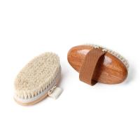 China Dark Wood Handle Dry Bruhsing for Body Skin for sale