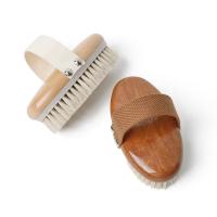 China Dark Wood Handle Dry Bruhsing for Body Skin for sale