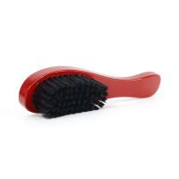 China 360 Curved Natural Boar Bristle Wave Brush for sale