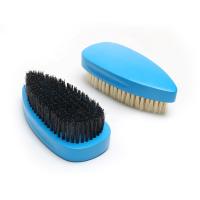 China Custom Logo Boar Bristle 360 Wave Brush for Beard and Hair for sale