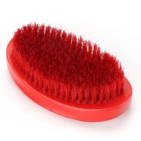 China Custom Logo Beechwood Boar Bristle 360 Wave Brush for Beard and Hair for sale