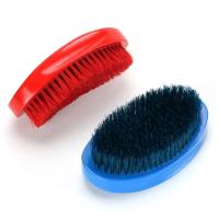 China Custom Logo Beechwood Boar Bristle 360 Wave Brush for Beard and Hair for sale