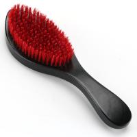 China Custom Logo Beech Wood 360 Wave Brush with Boar Bristle for Men for sale