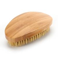 China Custom 360 Wave Brush with Boar Bristle and Beechwood Handle for sale