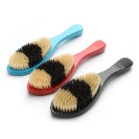 China Custom Logo Boar Bristle 360 Wave Brush for Hair Beauty Care for sale