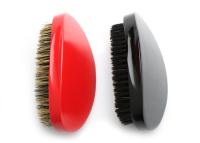 China Custom Logo 360 Wave Brush 12.7cm Beech Wood Boar Bristle for sale