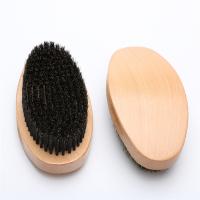 China Custom Logo 360 Wave Brush 12.7cm Beech Wood Boar Bristle for sale