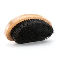 China 12.7cm Wooden Handle 360 Wave Brush with Boar Bristles for sale