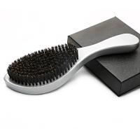 China Custom Logo 360 Wave Brush Wood Handle 200g Boar Bristle for sale