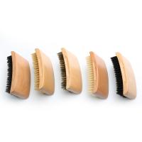China 100% Boar Bristle Square Wave Brush with Beech Wood Handle 100g for sale