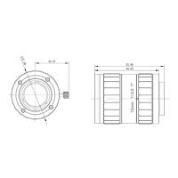 China GA Optics 12mm 1 Optical Imaging Plane Convex Lens for sale