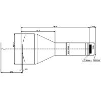 China 1M 0.255X GA Wide Field 1.8 Telecentric Lens with Dual Camera System for sale