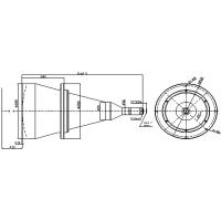 China 1.8 M C mount Double Optical Telecentric Lens with Wide Field for sale