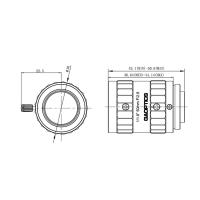 China Industrial 50mm 1/8 Inch Optical CNC Photography Machine Vision Optical Lens for sale