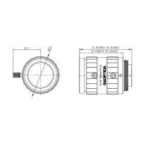 China GA Optics 25mm 1/8 Optical Plano Convex Cylindrical Lens 600040 for sale