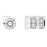 China Cylindrical Varifocal Lens For Industrial Imaging And Machine Vision for sale