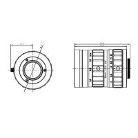 China GA Optics 600020 Manual Industrial Optical Lens for Computer Vision Applications for sale