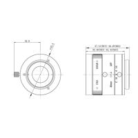China Industrial Fixed Focal Length Objective Lenses for sale