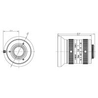 China GA Optics 600027 Optical Plano convex Cylindrical Lens 12 mm Diameter for Industrial Purpose for sale