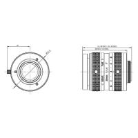 China Advanced Optical 2/3\ 500M Telecentric Lens Plano convex Cylindrical for sale